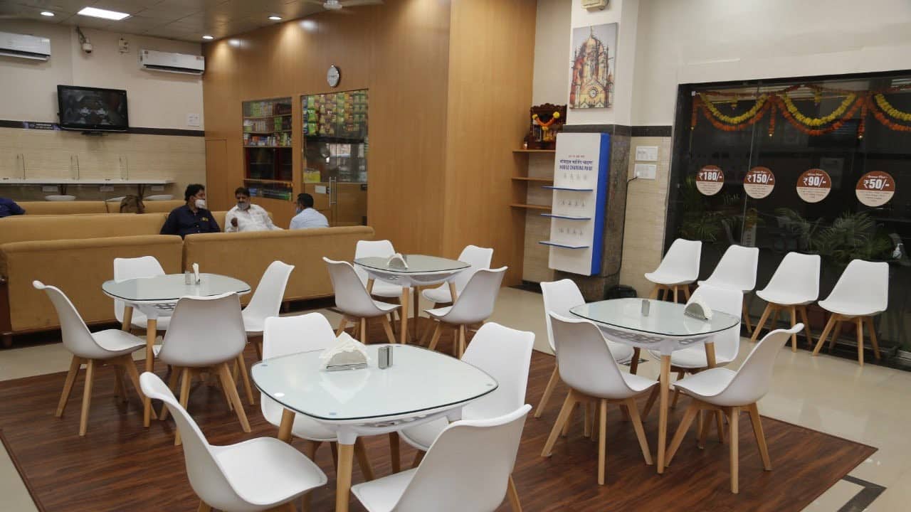 The lounge, named Namah, is located along the corridor that connects ...