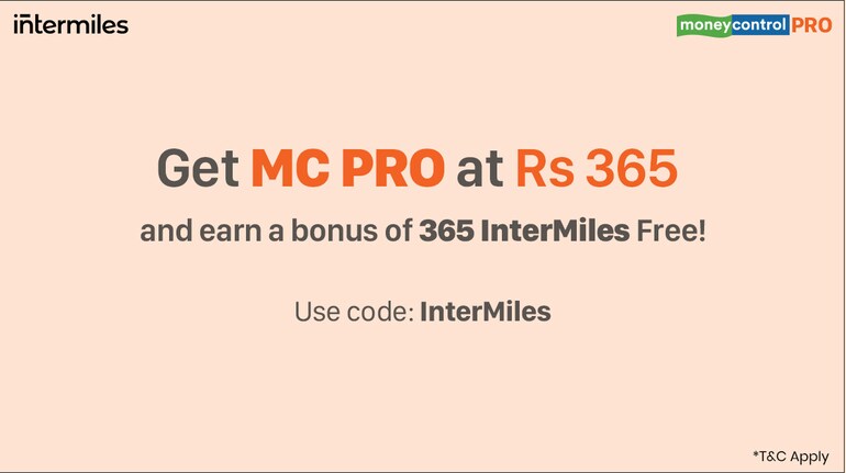 Moneycontrol Pro Subscription—exclusive partnership with InterMiles
