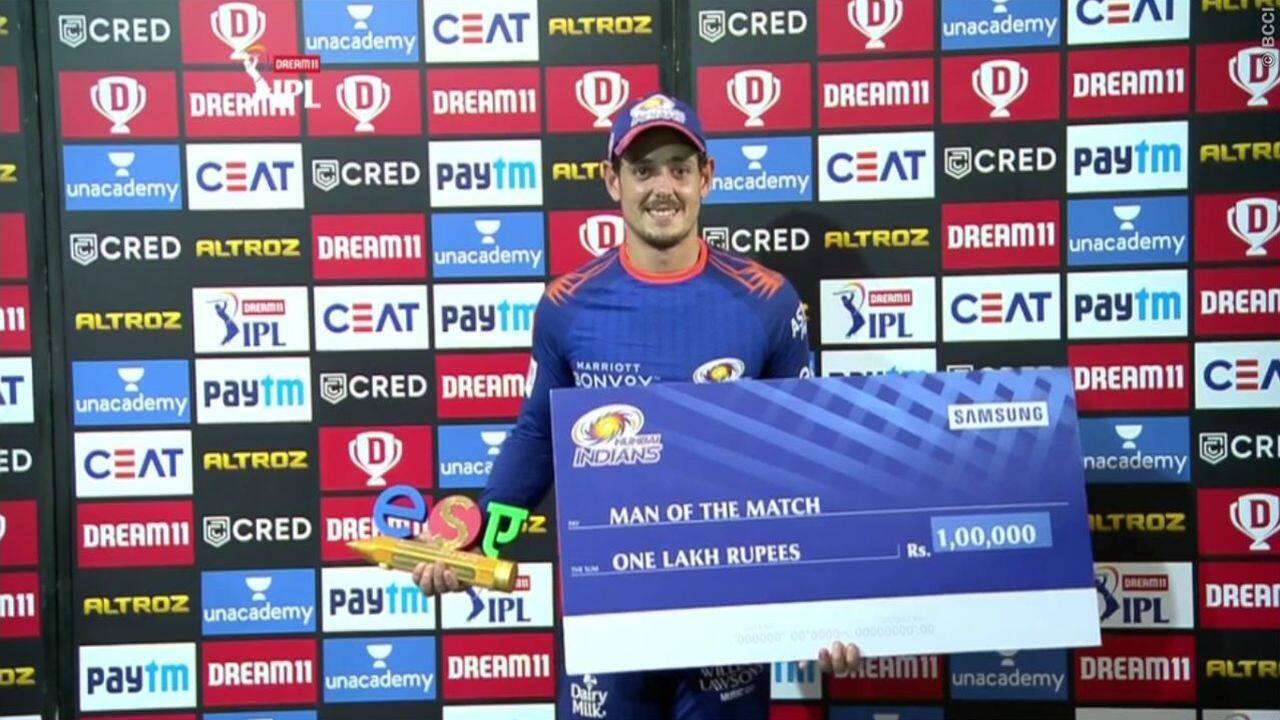 IPL snapshots MI vs KKR: Quinton de Kock’s unbeaten 78 runs take Mumbai ...