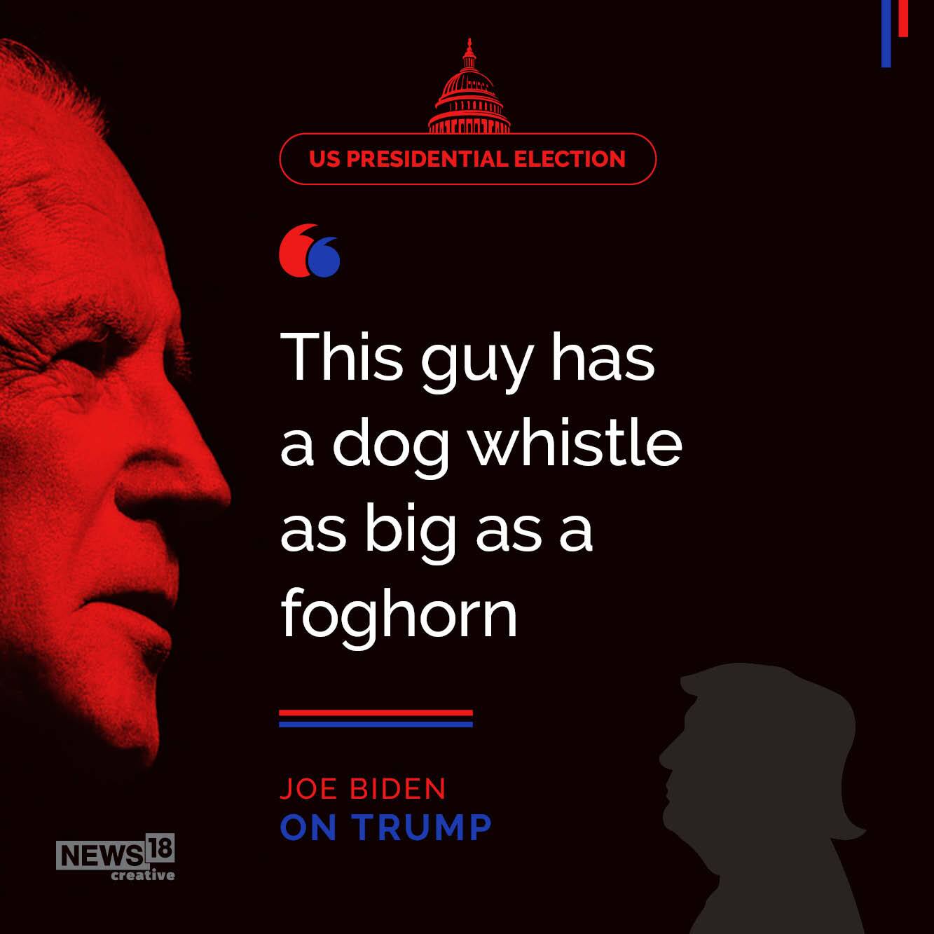 US Election 2020: The Joe Biden vs Donald Trump battle in quotes ...