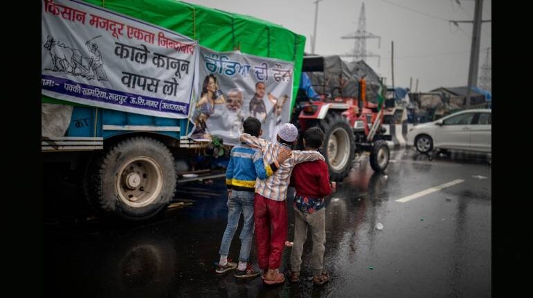 Farmers take out tractor march against farm laws