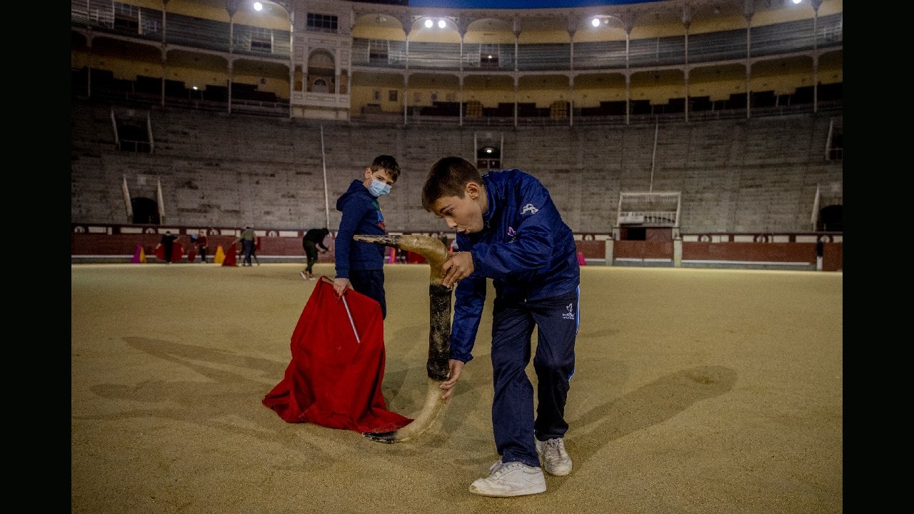 A look at how children in Spain learn the deadly art of bullfighting ...