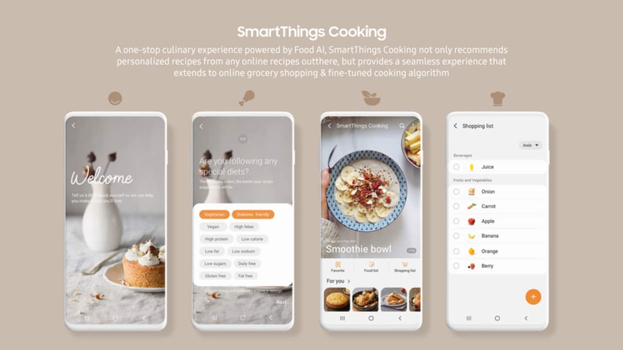 Smartthings cooking store