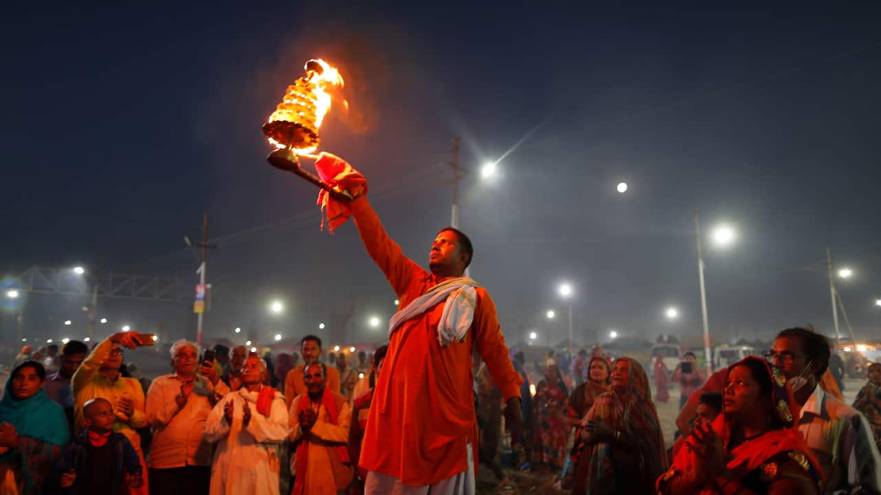 Hindus celebrate Maghi Purnima during annual traditional fair of 'Magh ...