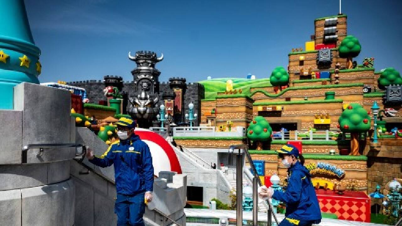 Long-awaited 'Super Mario' theme park opens in Japan
