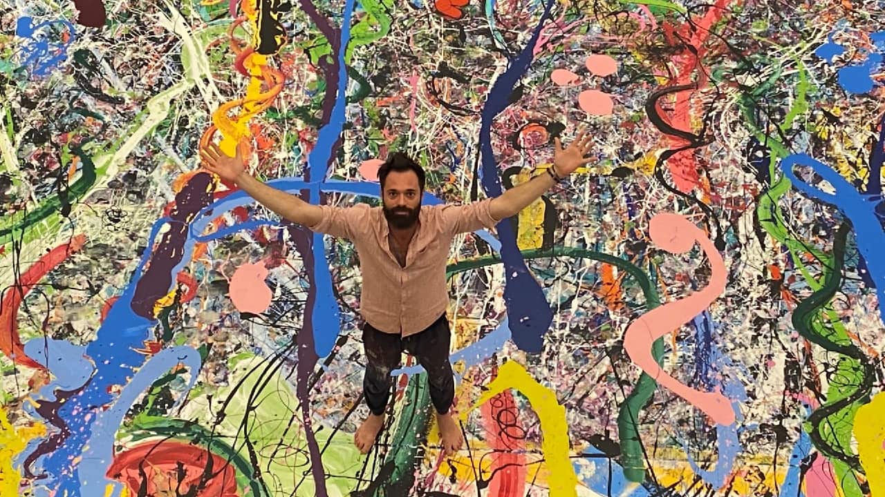 Artwork from world's largest canvas painting sells for $62 million in Dubai Artwork from world's largest canvas painting sells for $62 million in Dubai