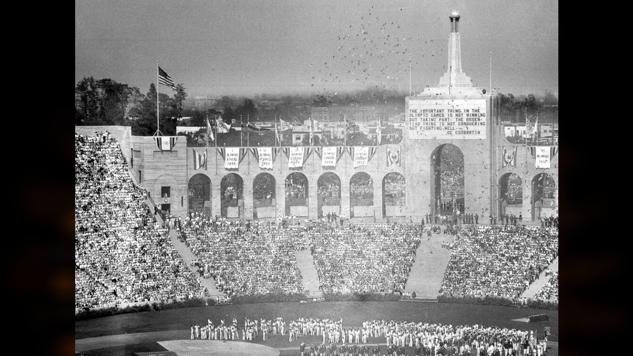 Nearly 100 years of lighting the Olympic flame