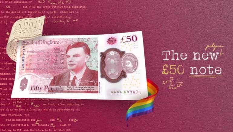 Britain unveils 50 pound note honoring Alan Turing, famed code breaker