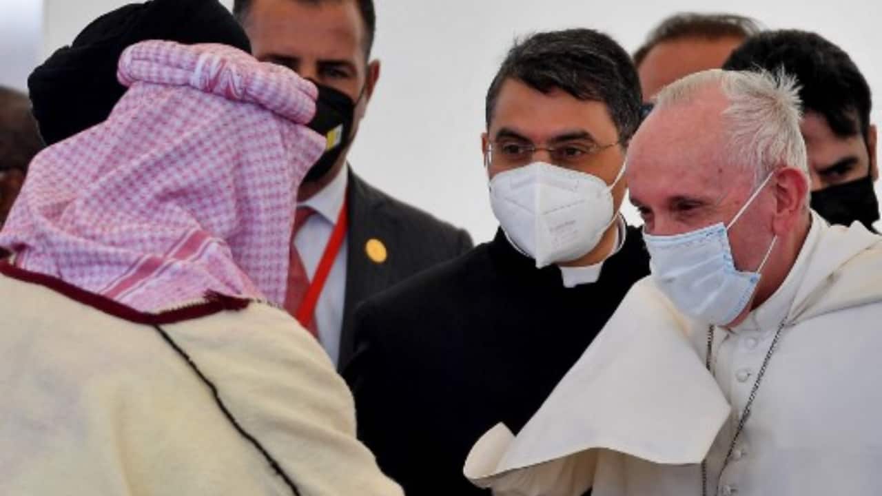 Pope Francis visits Iraq, calls for freedom of conscience and religion