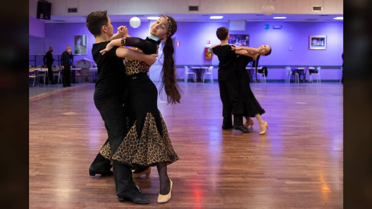In pics | Italy ballroom dancers twirl through COVID-19 lockdown