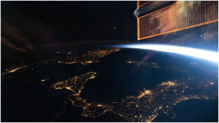 The Earth's Colours: From the city lights to the hues of an orbital sunrise