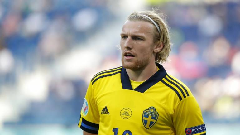 Euro 2020: Emil Forsberg penalty against Slovakia puts Sweden on brink ...