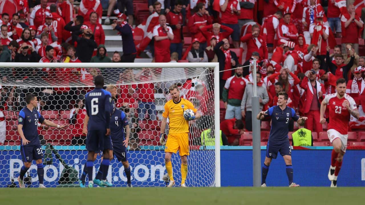 Euro 2020: Double whammy for Denmark after 1-0 loss to Finland amid ...