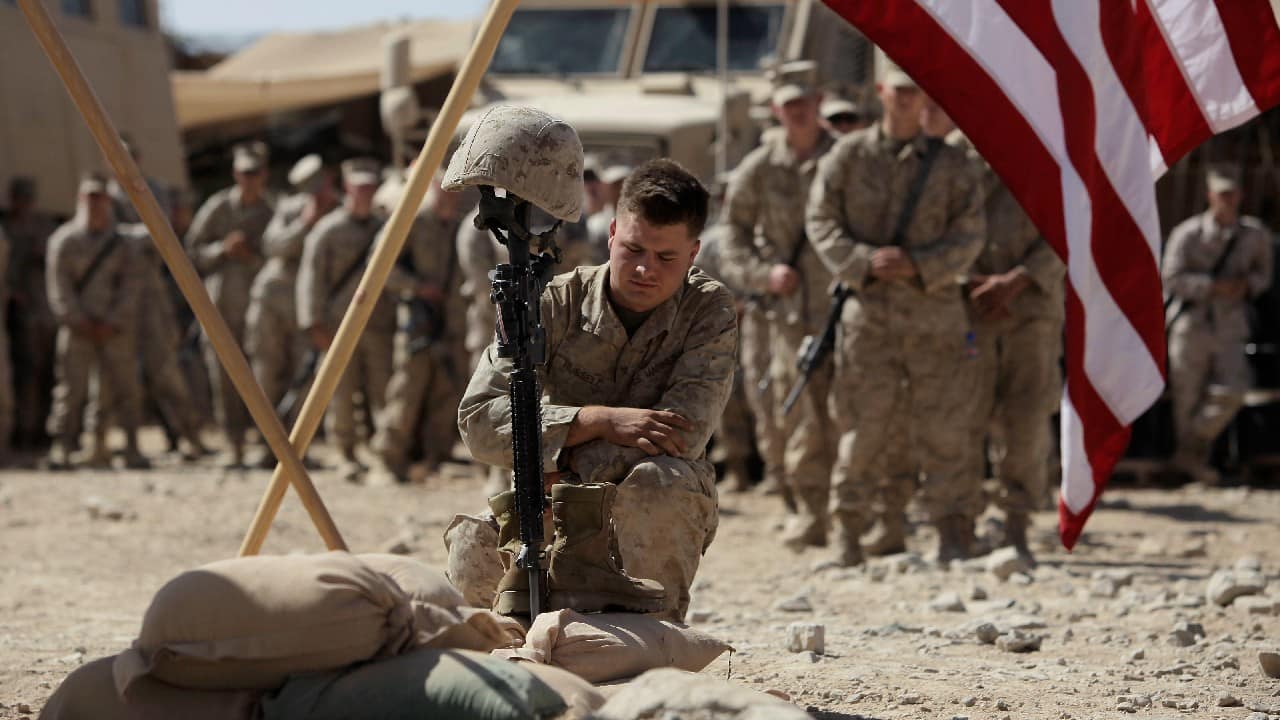 See pictures of US troops leaving Afghanistan after a bloody 20-year ...