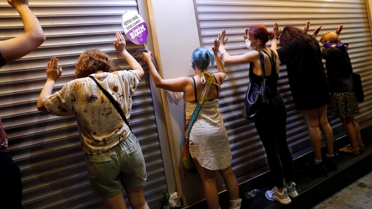 Women Protest As Turkey Withdraws From Violence On Women Treaty