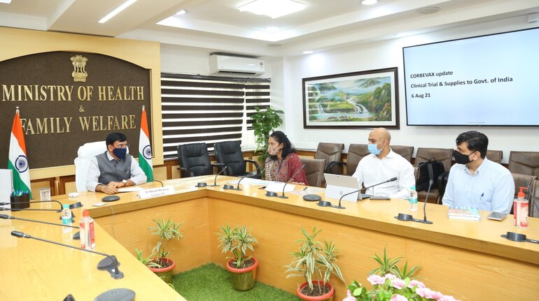 Mansukh Mandaviya holds meeting with Biological-E MD on progress of ...