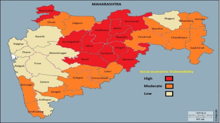 77% of Maharashtra’s cropped area vulnerable to climate change, study finds