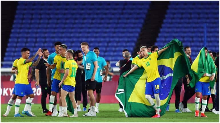Football: Brazil beat Spain 2-1 after extra time to win gold medal