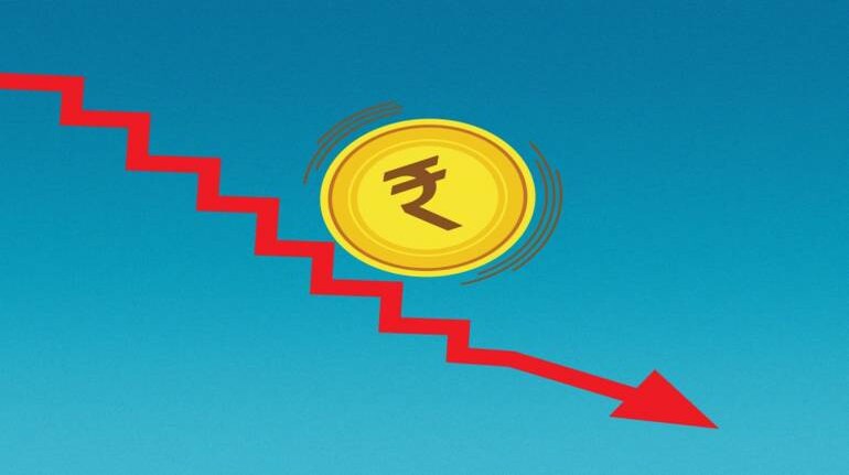 Rupee falls 20 paise to close at record low of 78.13 against US dollar