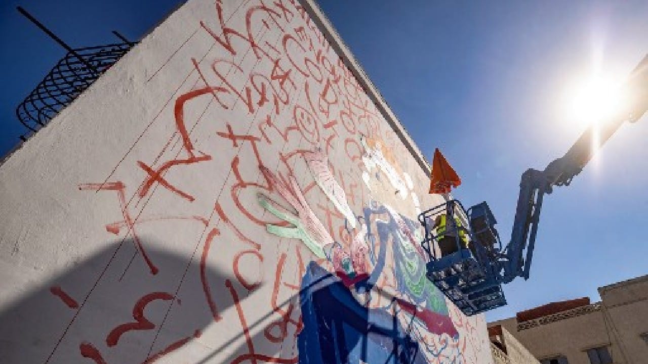 Street art flourishes on the walls of Morocco