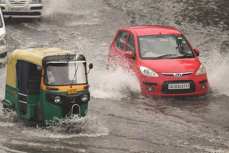 In Pics | Delhi records highest rainfall in 46 years; waterlogging ...