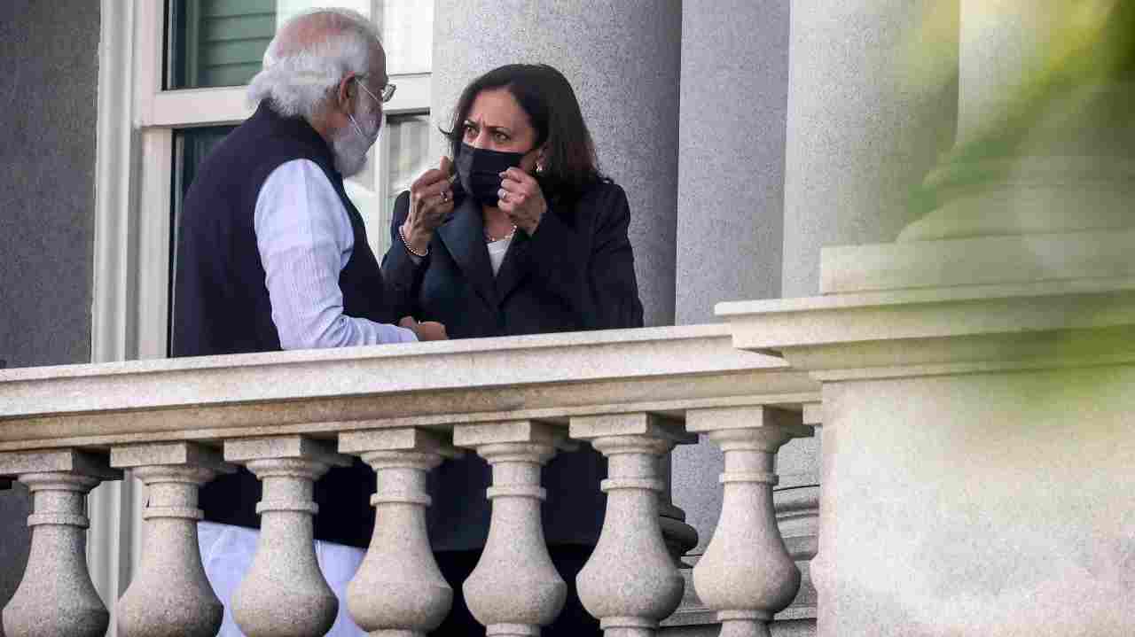 In Pics | PM Narendra Modi meets US Vice President Kamala Harris ...