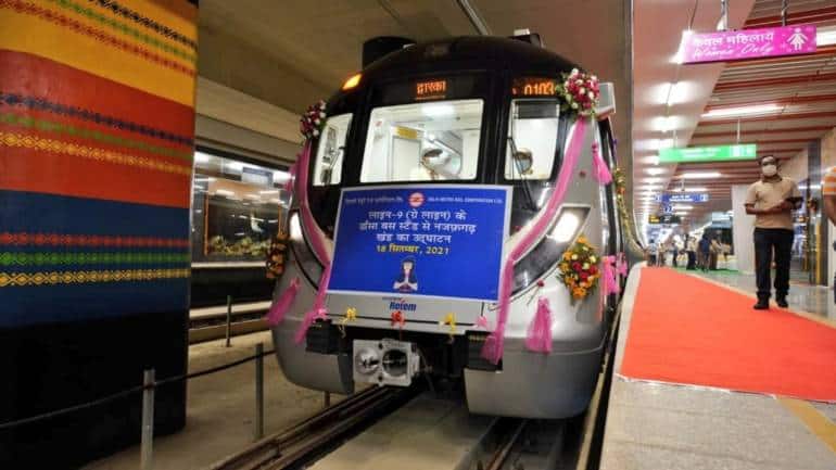 In Pics | Delhi Metro's Najafgarh-Dhansa Bus Stand corridor opens for ...