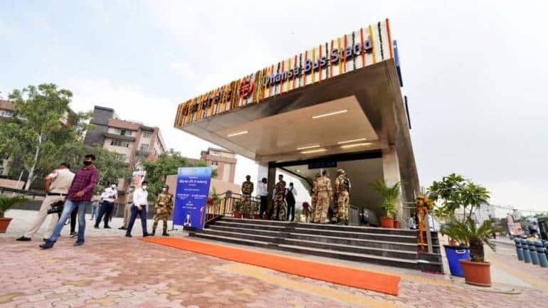 In Pics | Delhi Metro's Najafgarh-Dhansa Bus Stand corridor opens for ...
