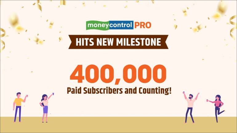 Moneycontrol Pro hits new milestone of 400,000 subscribers