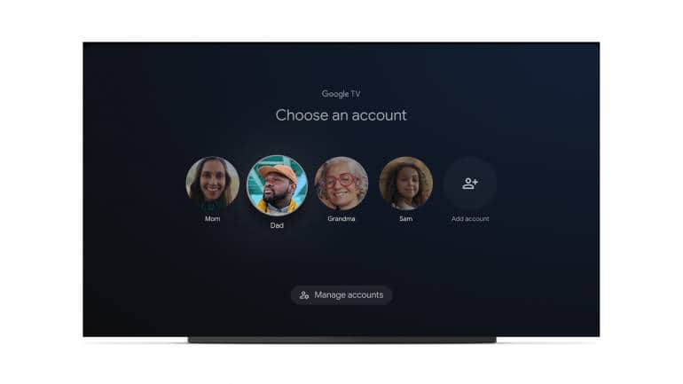 Google TV adds multiple user profile support, new ambient mode