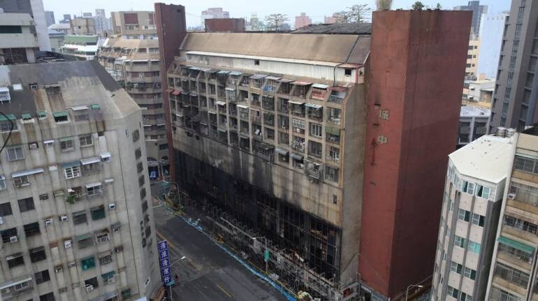 Taiwan building inferno kills 46, dozens injured