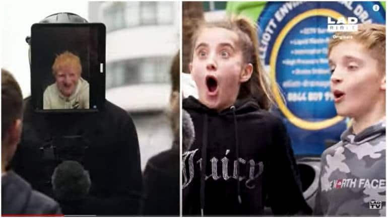 Watch: Ed Sheeran surprises fans on streets as avatar. Reactions are ...