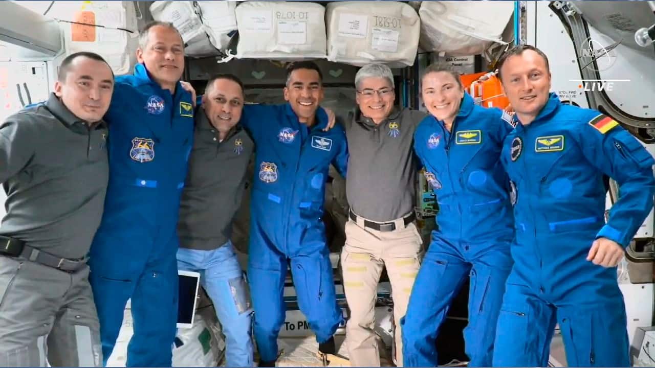 ISS welcomes new crew of 4 to station | Moneycontrol News