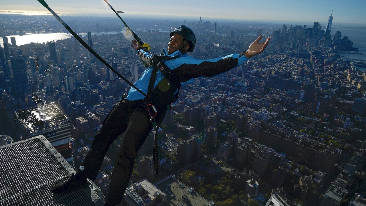 Do look down: Scaling one of NYC's tallest skyscrapers