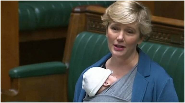 Breastfeeding UK MP rebuked for bringing baby to parliament