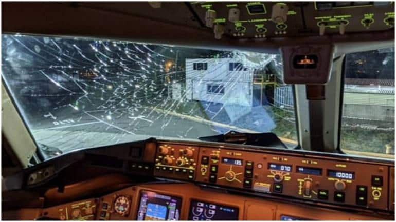 British Airways plane windscreen cracked by block of ice at 35,000 feet