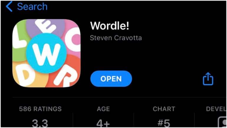 Wordle fans are downloading like crazy another app by the same name