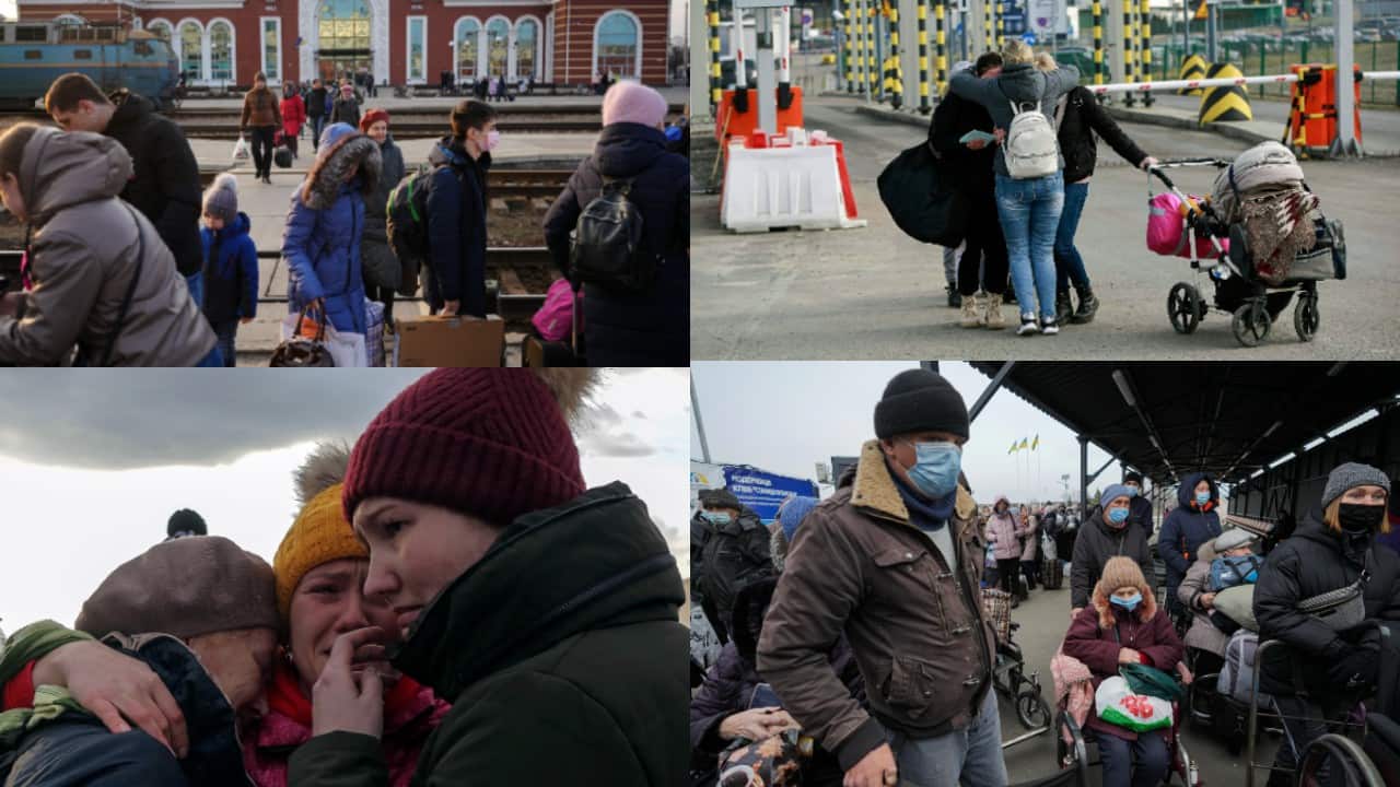 Russia Ukraine Conflict Exit Out Of Ukraine Escape By Foot Train