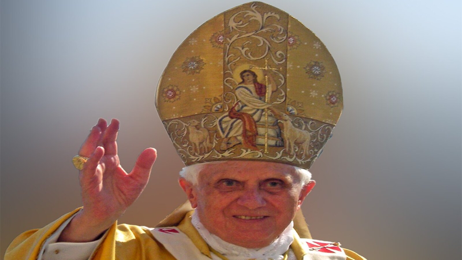 Pope Benedict Lightning