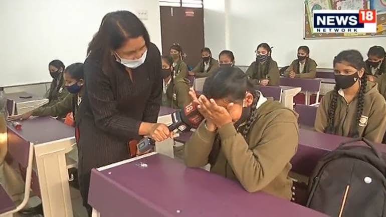 Watch: Girl breaks down in classroom as schools reopen after Covid ...
