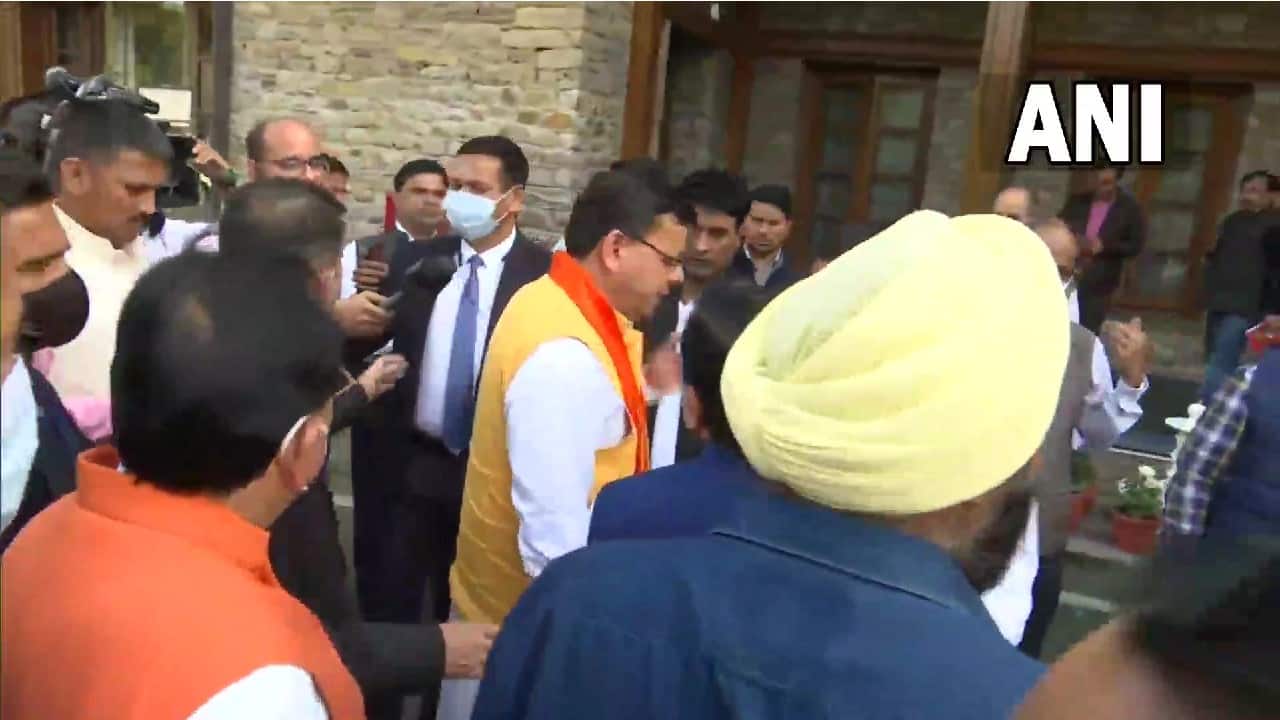 Uttarakhand Assembly Election 2022 | Celebration kicked off as BJP ...