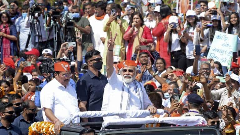 In Pics | PM Modi holds roadshow in Gujarat after BJP’s massive win in ...