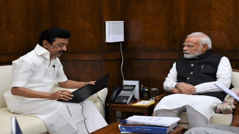 Stalin meets PM Modi; seeks Centre's nod for providing humanitarian aid ...