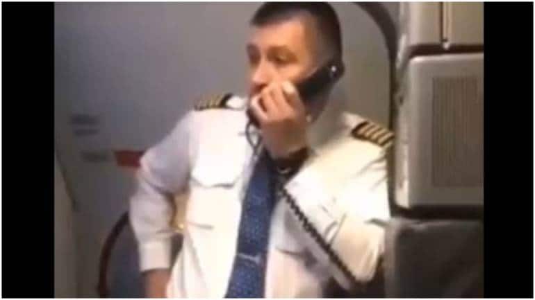 Video: On flight, Russian pilot's 'no war' message to passengers