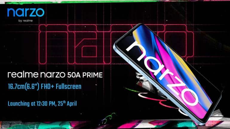 Realme Narzo 50A Prime launched in India with 5,000 mAh Battery, 50 MP ...