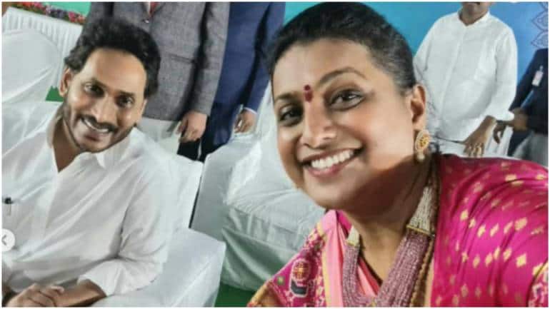Roja Selvamani, firebrand actor, now an Andhra minister; posts selfie ...