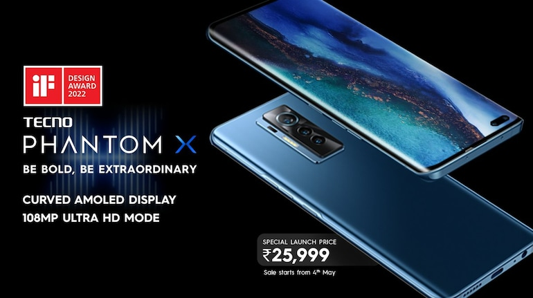 Tecno Phantom X launched in India with first-ever curved 90Hz OLED ...