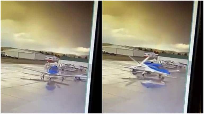 Viral video: Tesla on autopilot crashes into private jet worth millions ...