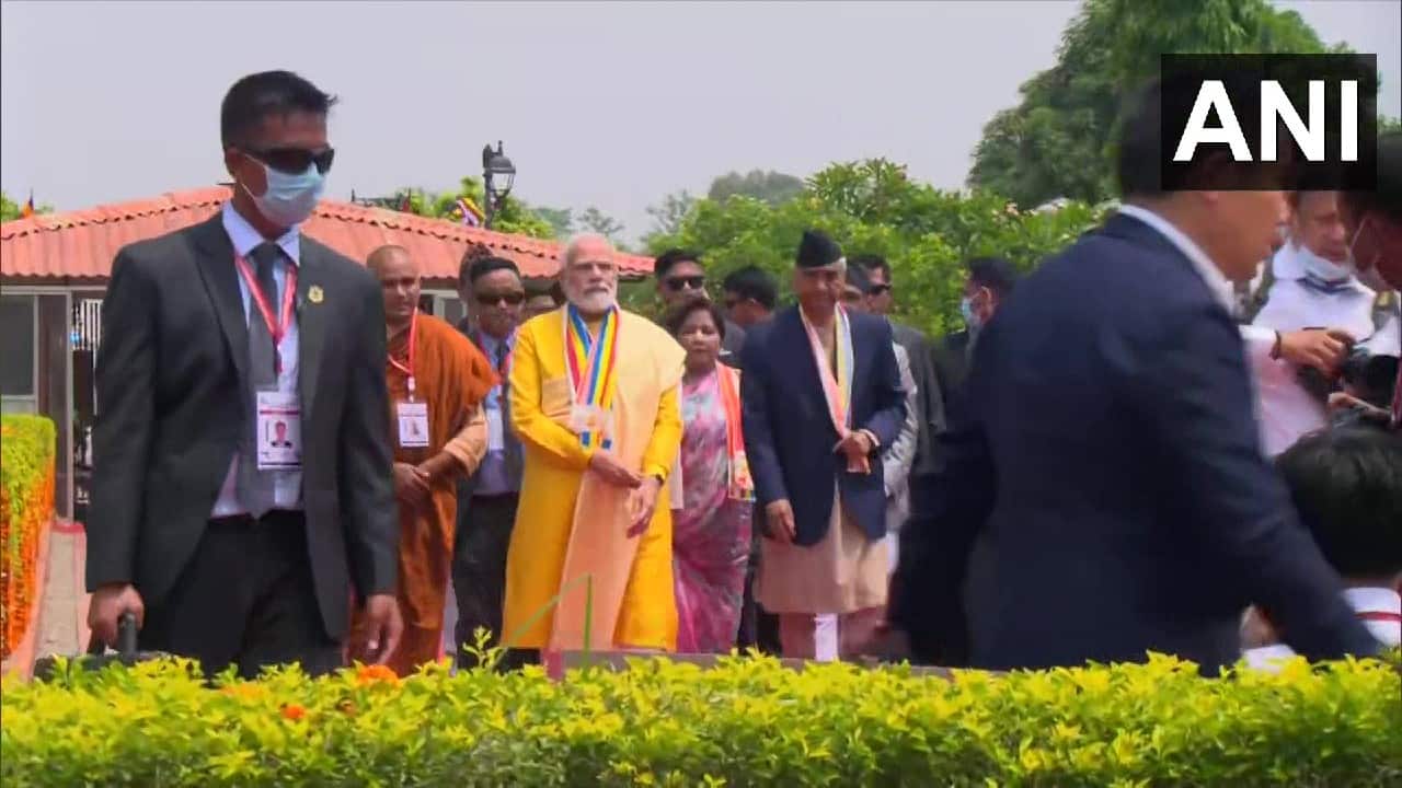 Nepal Visit In Pics: Modi welcomed at the birthplace of Gautam Buddha ...