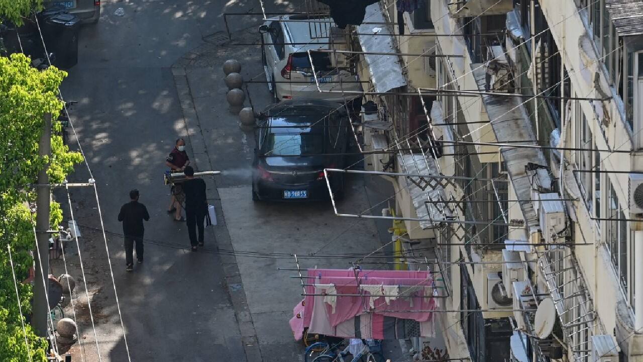 Cooping Up In Pics| Shanghai tightens lockdown despite falling cases ...